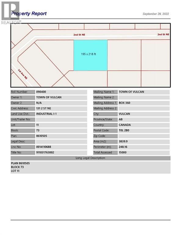 For sale: 131 2 Street NE, Vulcan, Alberta T0L2B0 - A1259560 | REALTOR.ca