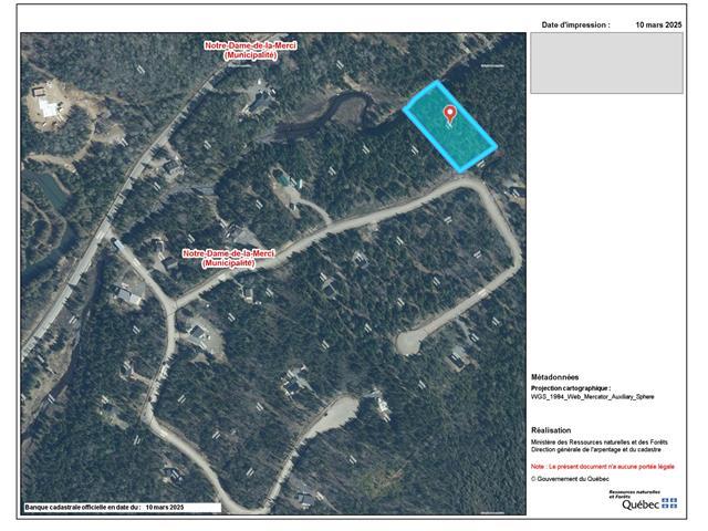 For sale: Ch. du Boisé, Notre-Dame-de-la-Merci, Quebec J0K2A0 ...