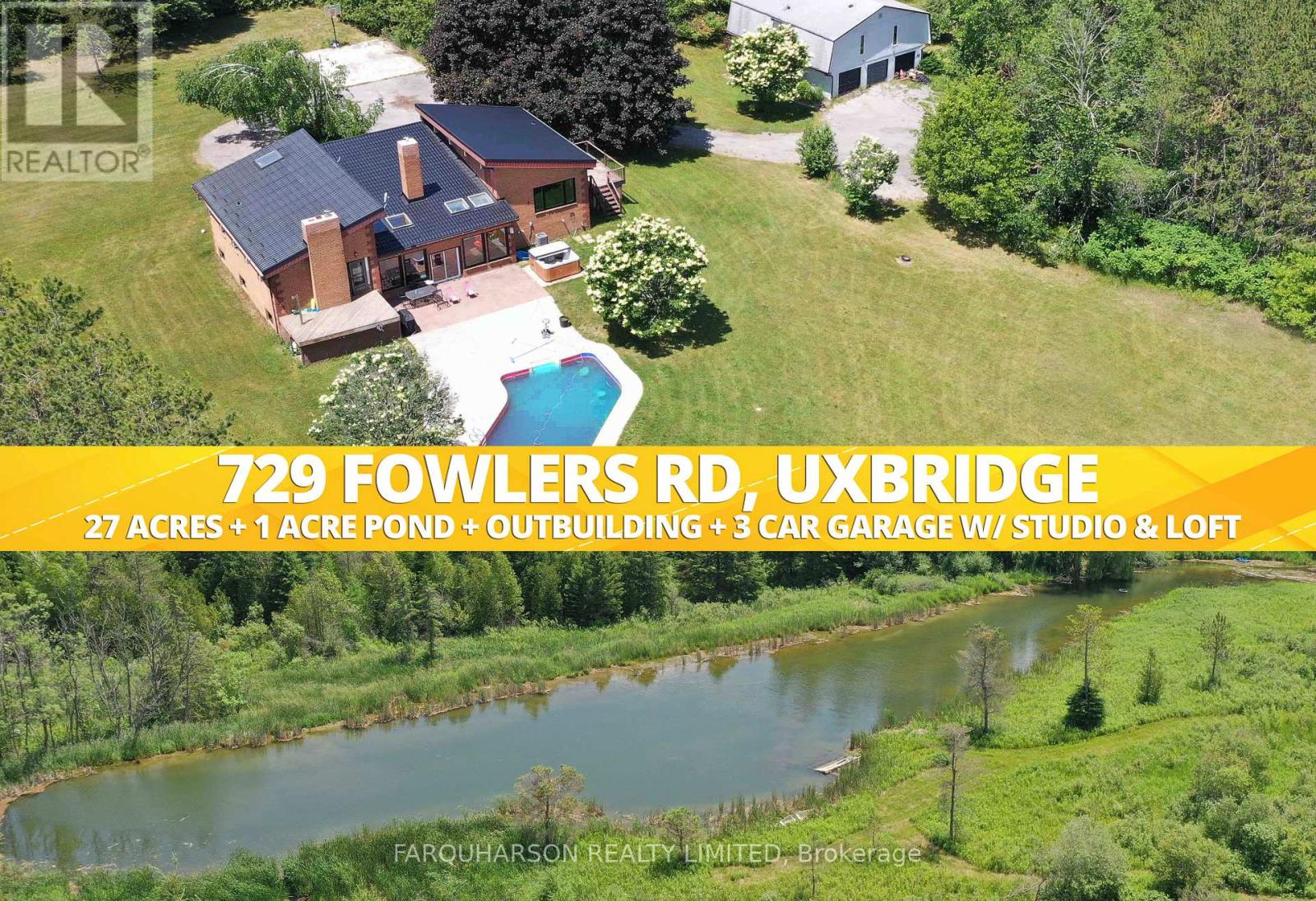 À vendre : 729 FOWLERS ROAD, Uxbridge, Ontario L0C1C0 - N12673788 ...