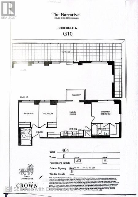 For rent: 404B - 7437 KINGSTON ROAD S, Toronto (Rouge), Ontario M1B0G1 ...