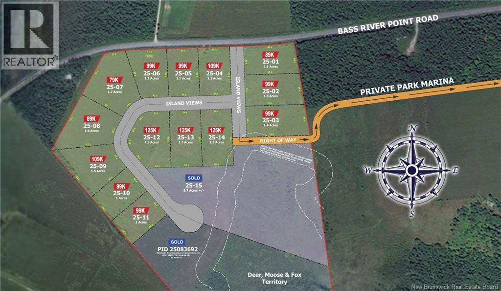 For sale: LOT 25-09 Island Views, Bass River, New Brunswick E4T1J6 ...